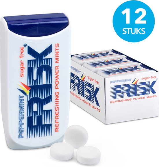 Frisk - Peppermint - 12 pakjes | bol
