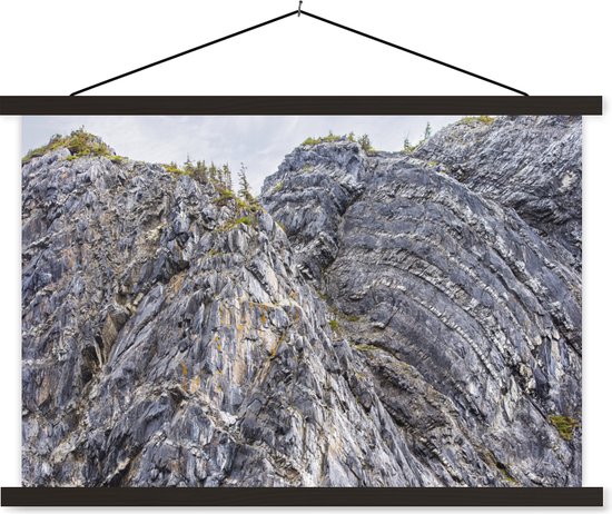 Posterhanger incl. Poster - Schoolplaat - Oude golvende rotsen zijn ...
