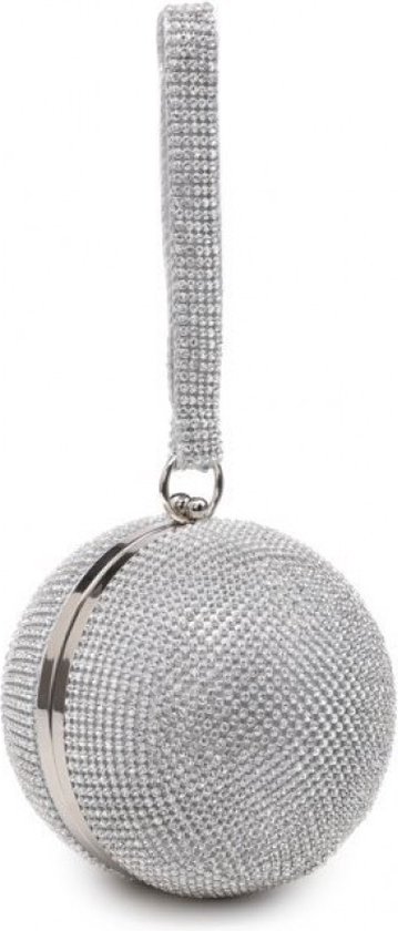 MOOW Box Tassen Box forme ronde recouvert de strass ZilverSe porte à la ...