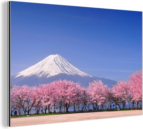 Wanddecoratie Metaal - Aluminium Schilderij Industrieel - De Fuji in ...