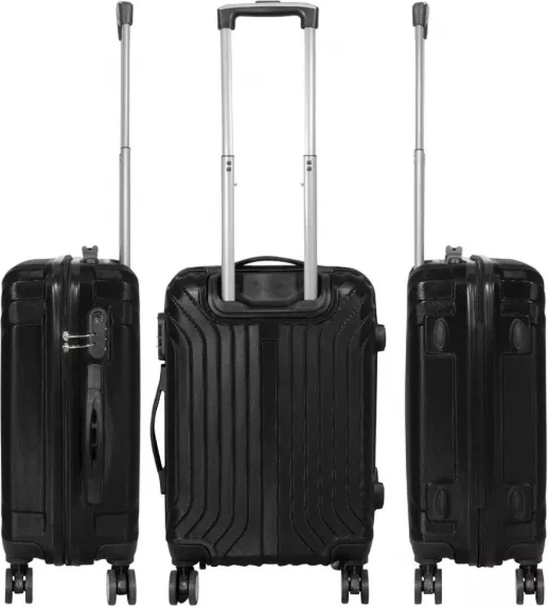 Handbagage koffer - Reiskoffer trolley - Lichtgewicht koffers met slot ...