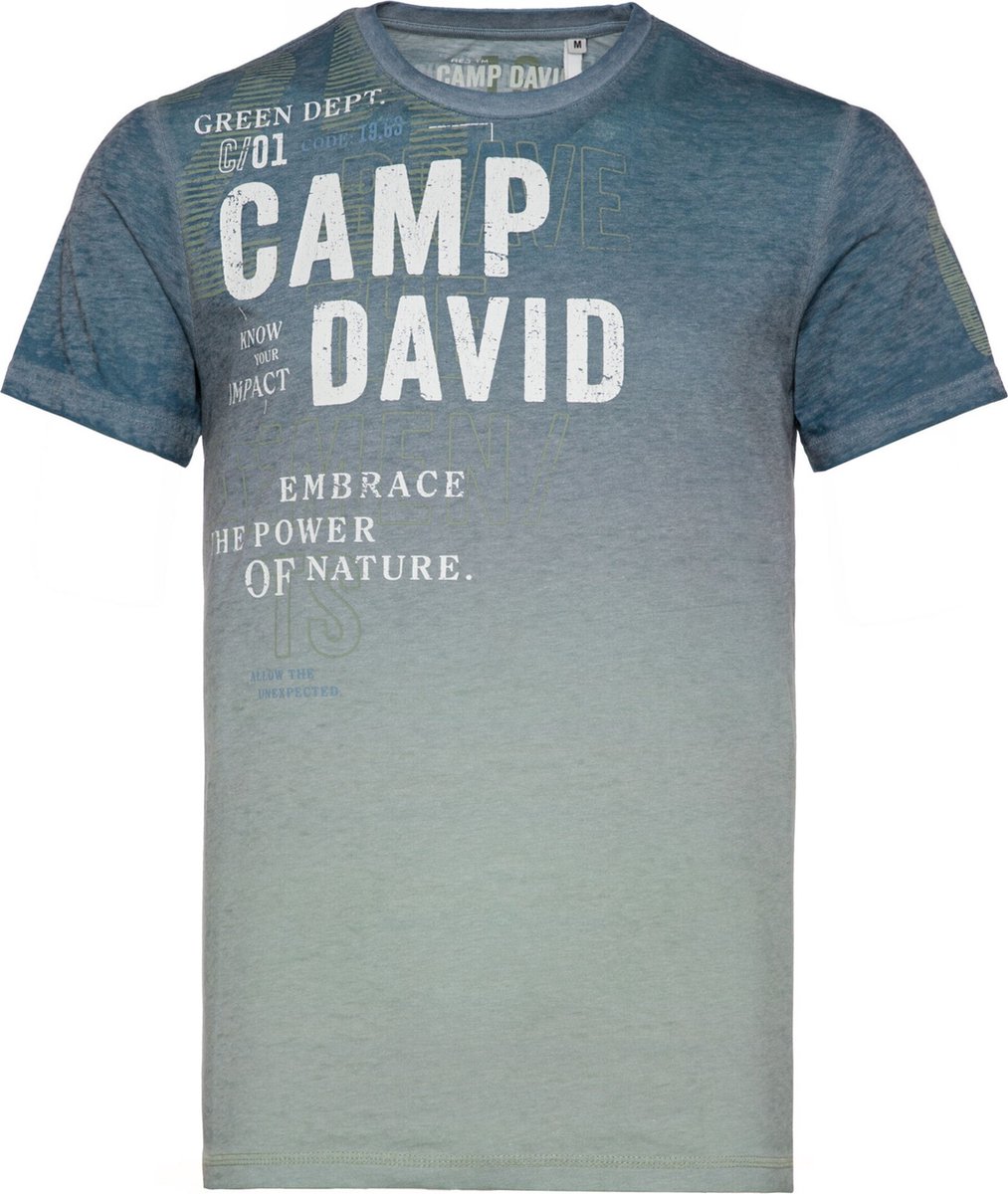Camp David shirt Blauw-M | bol.com
