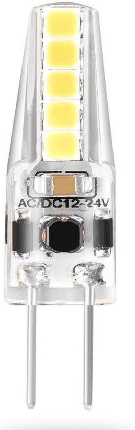 Ledmaxx led G4 2W 6500K 12V-24V AC/DC Ø1x3.7cm Niet dimbaar | bol.com