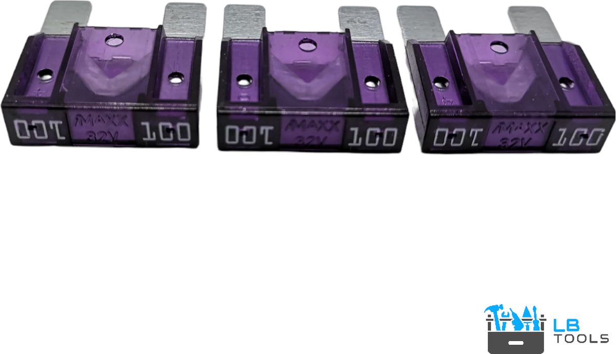 LB Tools Zekering MAXI 100A 32V (3 st) | bol.com