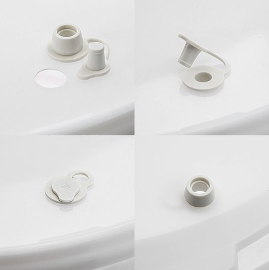 Afsluitbaar waterslot dopje - dop voor fermentatievat - dopje voor ...