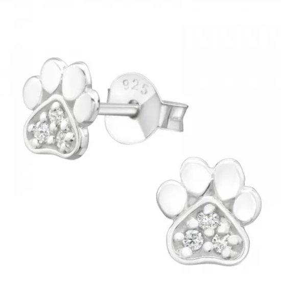 La Rosa Princesa Hondenpoot Oorbellen Zilver Hond | bol