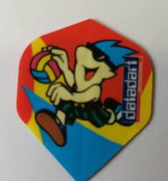 Datadart cartoon Dart Flights - 10 sets (30 stuks) - 75 micron dik ...
