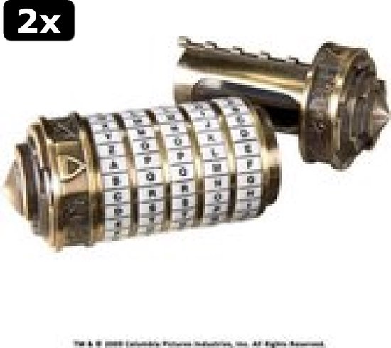 2x The Da Vinci Code Mini Cryptex Replica | bol.com