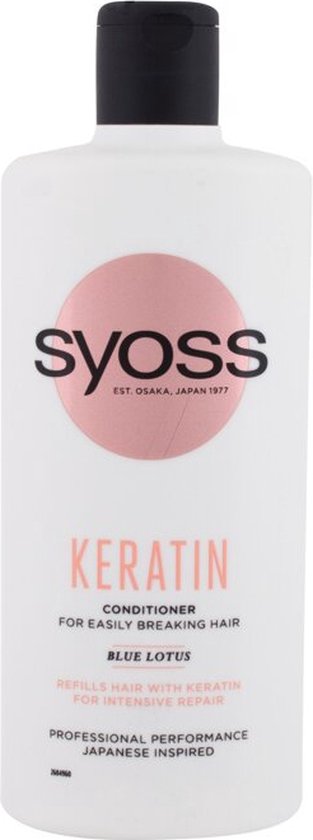 Syoss - Keratin Conditioner Conditioner For Weak And Brittle Hair 440Ml ...