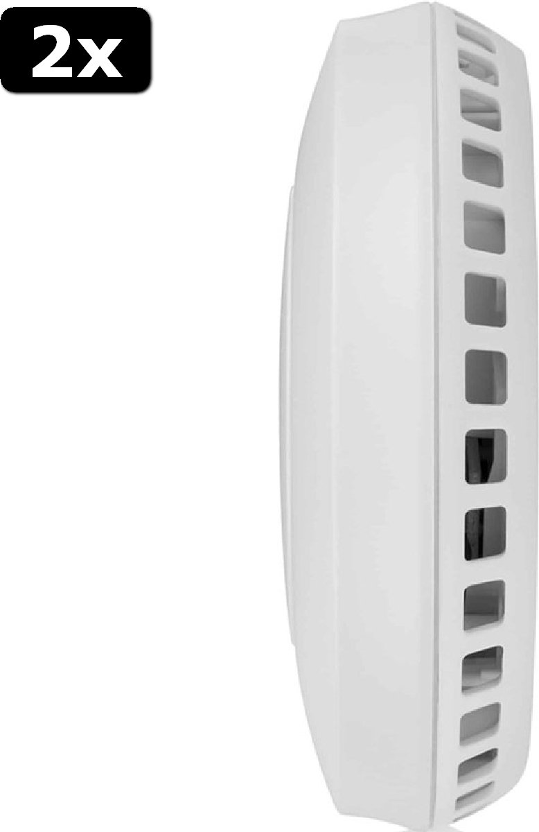 2x Smartwares SH8-90103 Slimme Rookmelder - Inclusief 3 jaar batterij ...