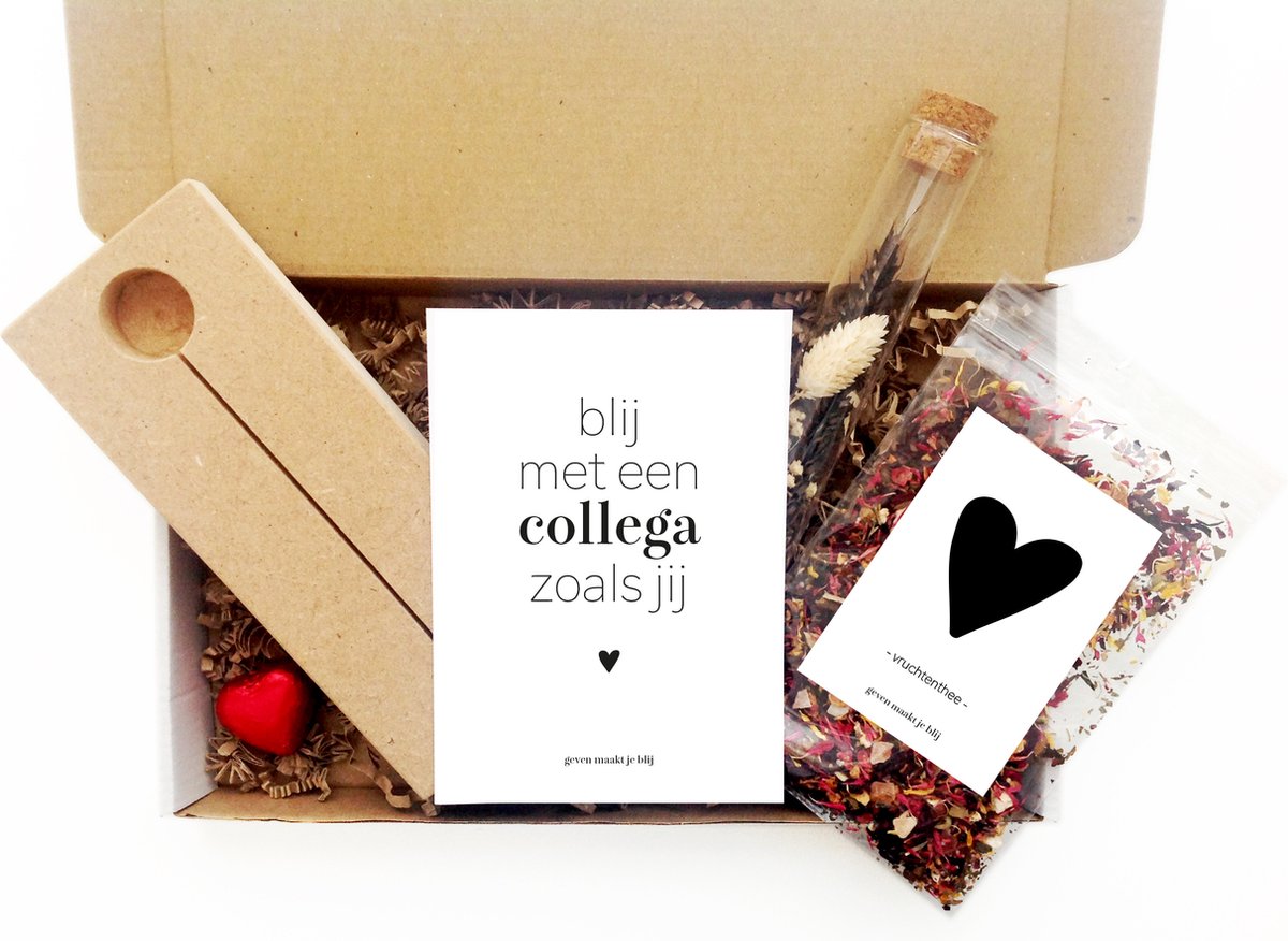 Cadeaupakket blij met een collega zoals jij | liefste collega ...