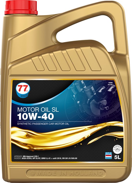 77 Lubricants SL 10W40 - Motorolie - 5L | bol.com