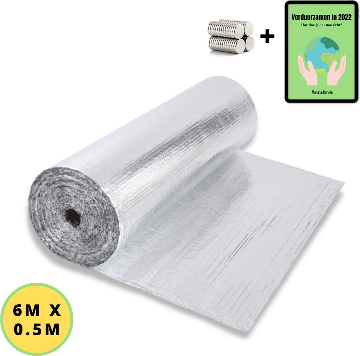 Radiatorfolie met 20 Gratis Magneten - Radiator Reflecterende Folie met ...