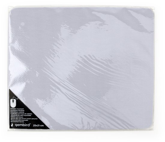 Gembird MP-PRINT-M muismat Game-muismat Wit | bol