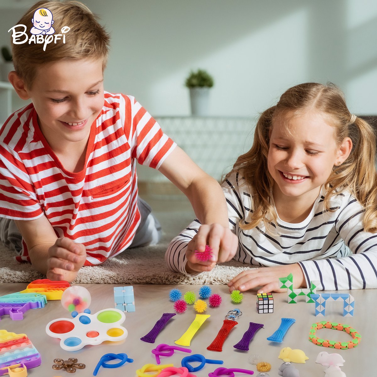 Multifunctioneel Fidget Toys Pakket - 50 Stuks - Pop It Fidget Toy ...