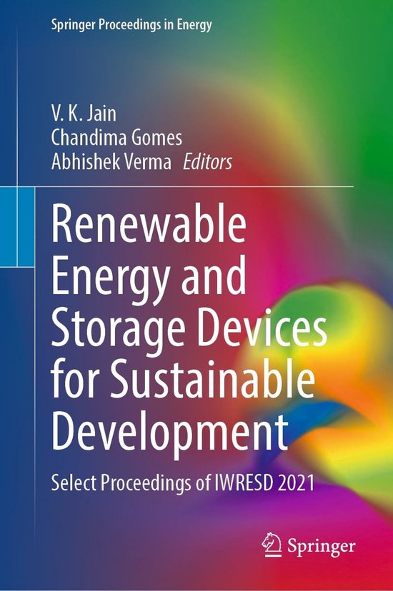 Renewable Energy and Storage Devices for Sustainable Development (ebook ...
