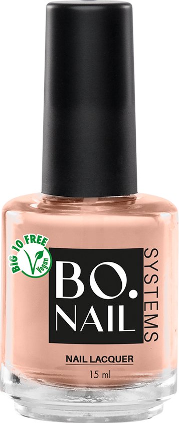 BO.NAIL SYSTEMS BO Nail Lacquer #007 Peach Nude 15ml | bol.com