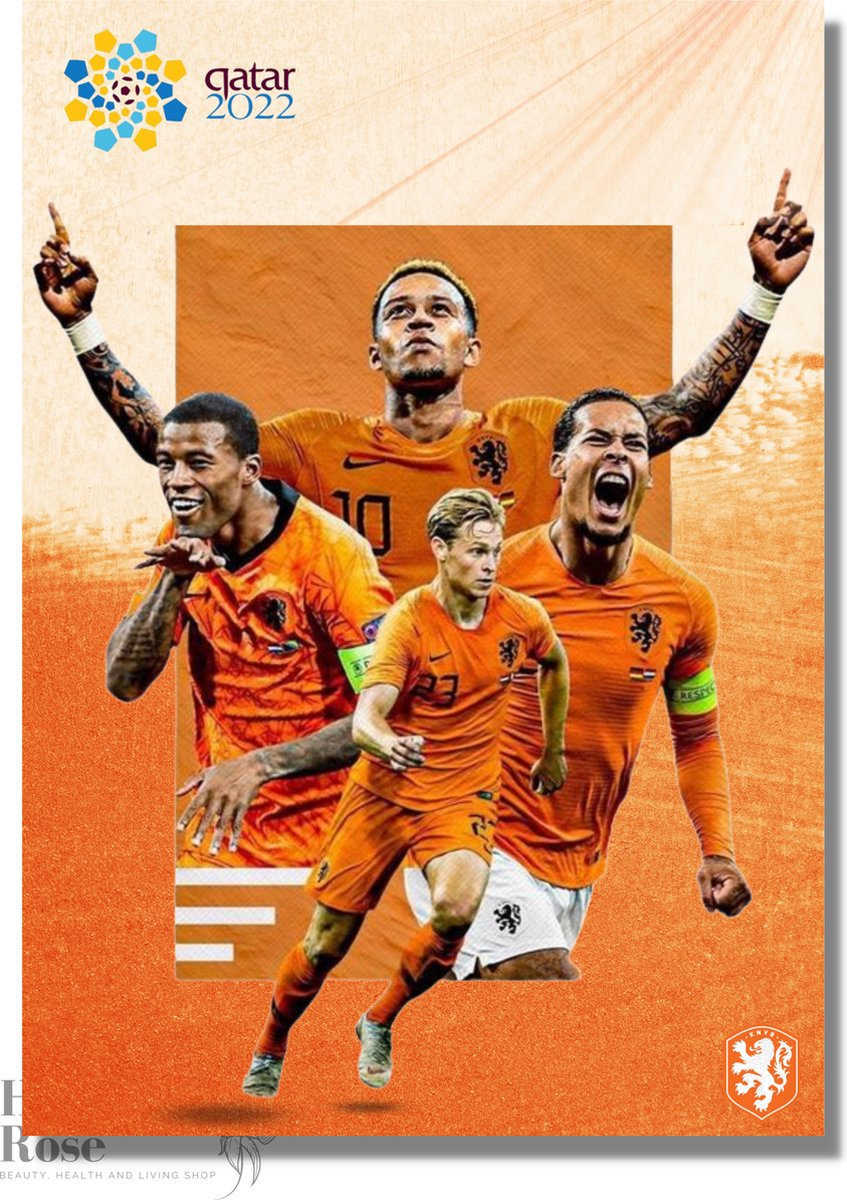 Poster Nederlandse elftal - Hoogwaardig glans - Geschikt om in te ...