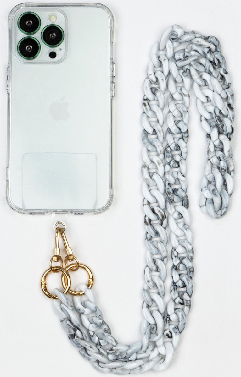 Casemania Universele Telefoonkoord met Kralen - Verstelbare Schouder ...