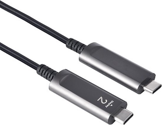 NÖRDIC USBC-F010 - Actieve AOC Fiberkabel - Unidirectioneel - USB 3.1 ...
