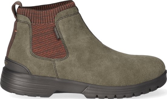 HEYDUDE Scott Grip Heren Boots Khaki | Groen | Gerecycled Leer | Maat ...