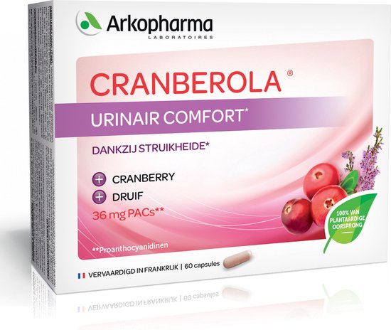 Arkopharma,Cranberola Voor het Urinair Comfort - 60 Caps 2 per Dag | bol