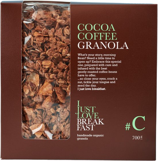 I Just Love Breakfast - #C Cocoa Coffee (700g) - BIO - Granola | bol.com