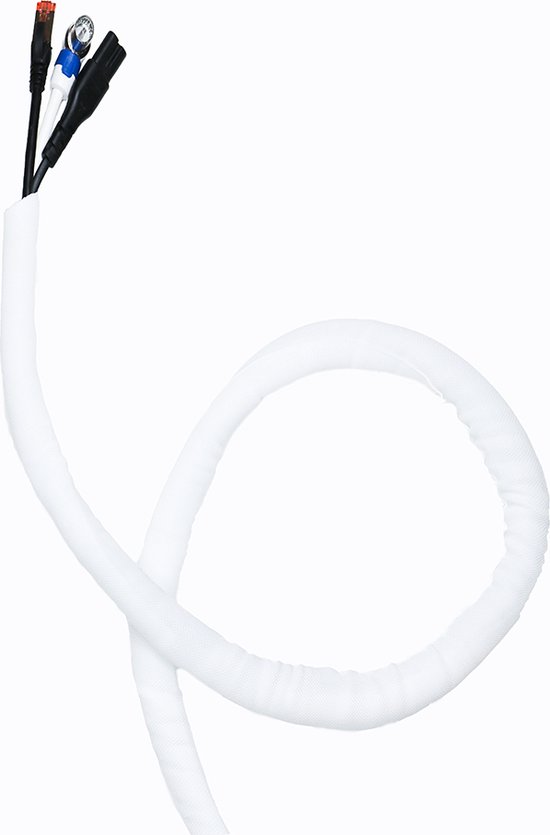 Cavus - Kabelsok self wrapping Ø19mm - op rol van 20mtr. - [wit] | bol