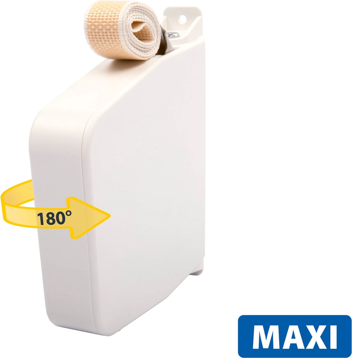 Schellenberg 50802 opbouw rolluik bandopwinder met band, 23mm breed, 5 ...