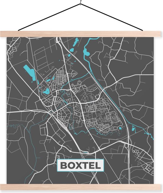 Posterhanger incl. Poster - Schoolplaat - Boxtel - Stadskaart - Kaart ...