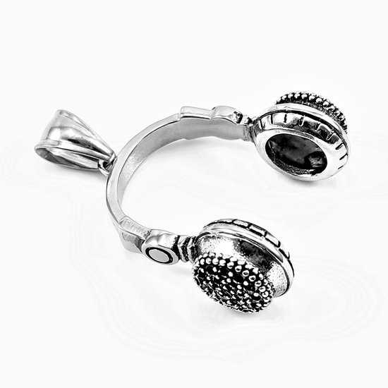 Hoofdtelefoon Hanger Juweel Heren - Dames - RVS - Hip-Hop Headset | bol.com