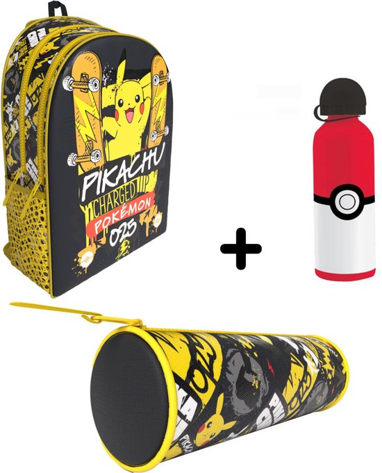 Pokemon Pikachu backpack School Set 41cm | bol.com