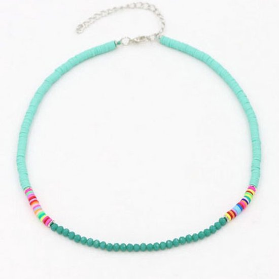 Nosy Two | Surf ketting turquoise | Surfers ketting | Surf choker ...