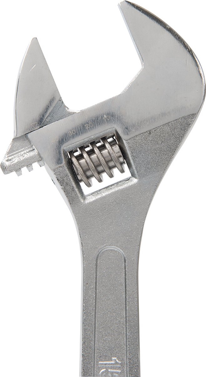 Silverline Verstelbare moersleutel Lengte 375 mm - kaak 41 mm | bol.com