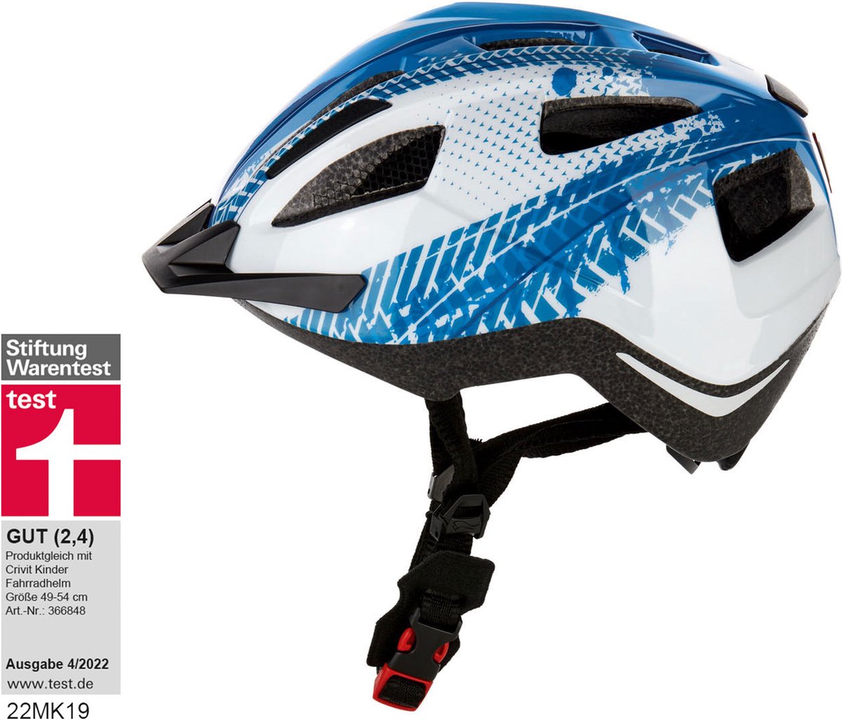 crivit Kinder fietshelm Helm Fiets helm crivit Fietshelm XS 46/51CM Wit ...
