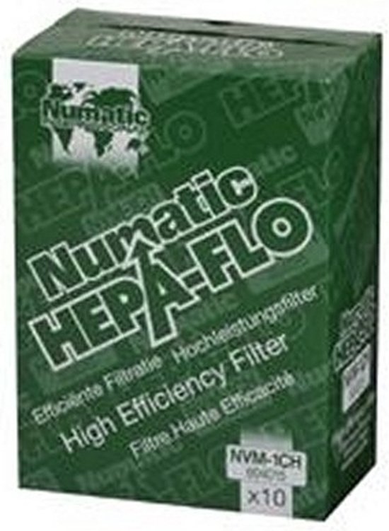 Numatic Hepa-Flo NVM-1CH Stofzakken 10 st | bol.com