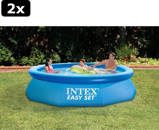 2x Intex 28120NP Easy Set Zwembad 305 x 76 cm Zonder Pomp | bol.com