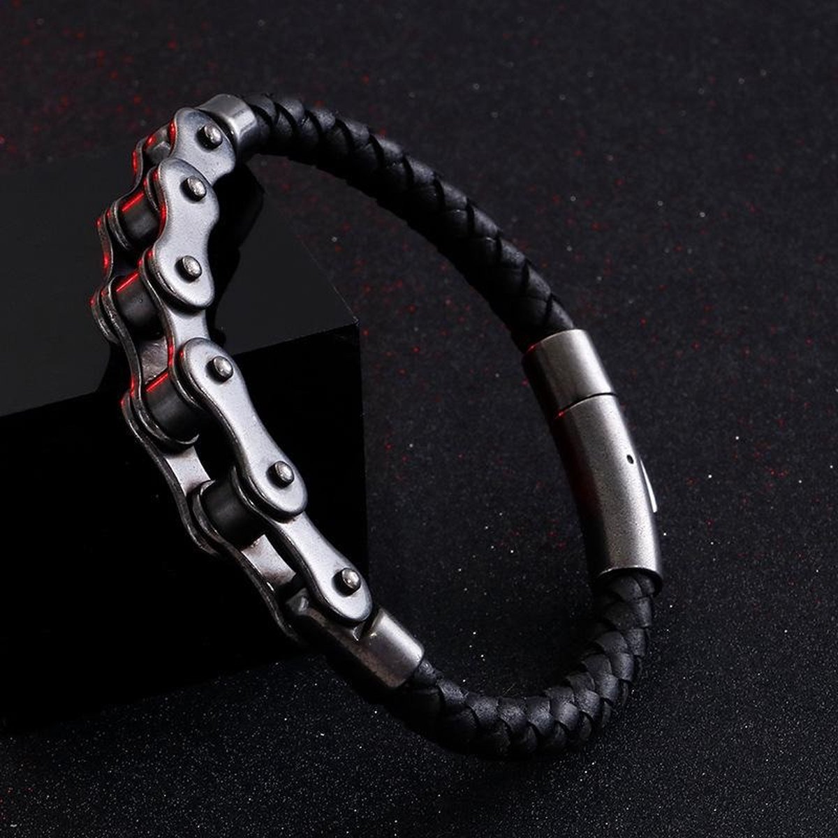 WiseGoods Luxe Heren Armband Motor Ketting - Motor Design Armbanden ...