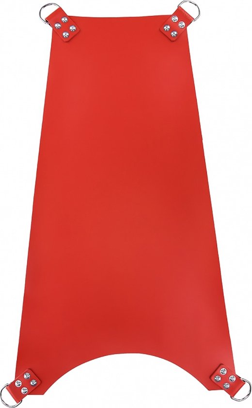 Adjusted Leather sling - 4 points - Red | bol.com