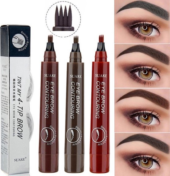 PROF Microblading wenkbrauwstift lichtbruin | Microblading pen | Wenkbrauwstift |... | bol.com