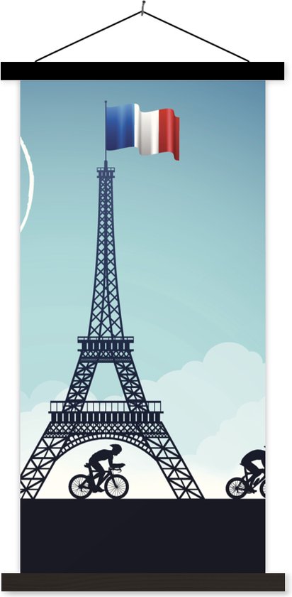 Affiche scolaire - Une illustration de cyclistes faisant du vélo le ...