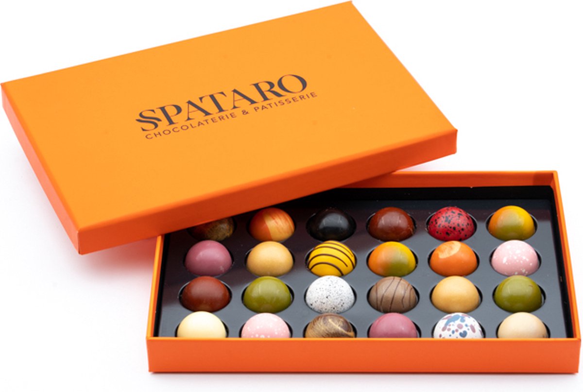 Spataro Chocolaterie - giftset - chocolade bonbons 24 stuks - chocolade ...