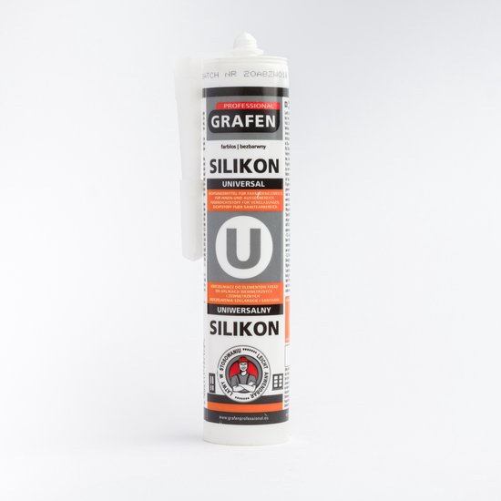 GRAFEN PROFESSIONAL Universal Siliconenkit Transparant 280 ml | bol.com
