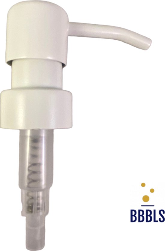 Zeepdispenser | Zeeppompje | Blanco | Mat zwart glas | 500ml | Pomp wit ...