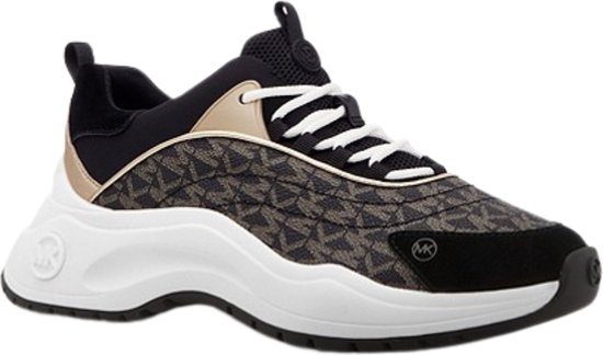 Michael Kors Dara Trainer Dames Sneakers - Black - Maat 37 | bol