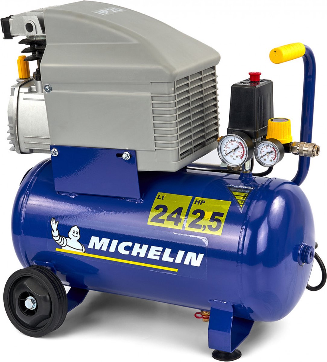 Michelin 2.5 Pk Professionele 24 Liter Compressor 10 Bar | bol