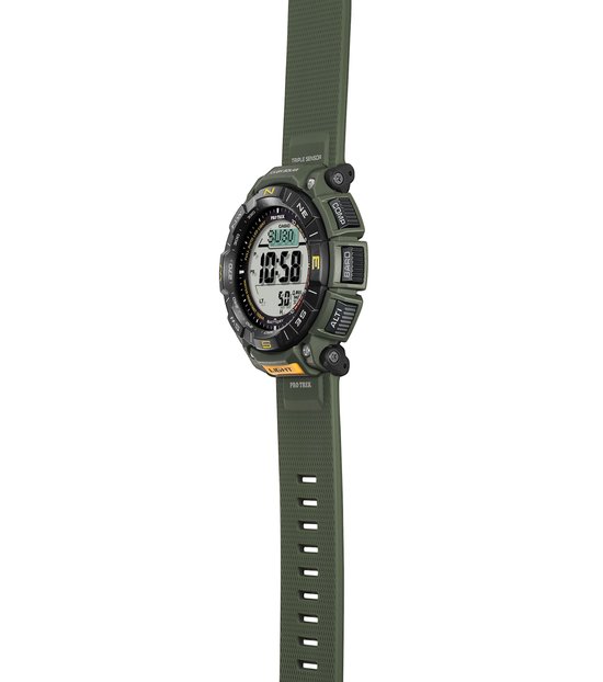 Casio Pro Trek PRG-340-3ER Herenhorloge 51,7 mm - Groen | bol