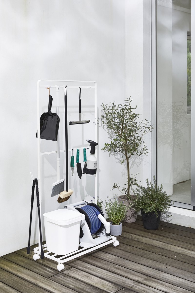 Yamazaki Storage Rack with Caster - Tower - White | bol.com