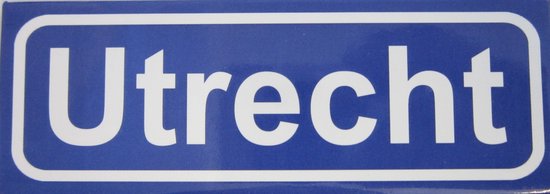 Koelkast magneet plaatsnaambord Utrecht. | bol