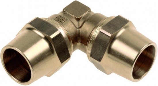 Knelfitting BELGAS - Kniekoppeling - 22 x 22mm - 2x knel | bol